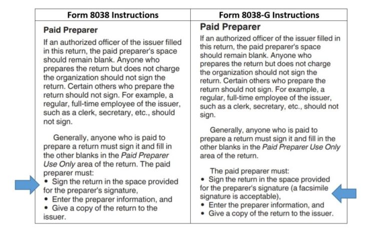 IRS Provides Guidance on Electronic Signatures to Form 8038 | The ...